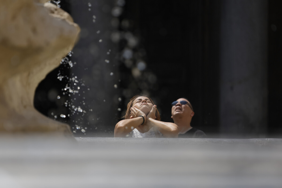 Heatwave alert in Rome, temperatures more than double those in the rest ...