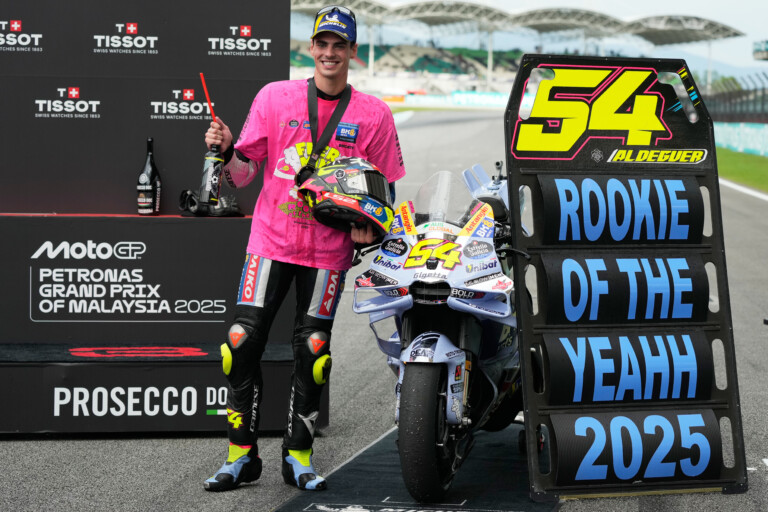 MotoGP: Fermin Aldeguer crashes in Valencia and fractures his femur ...