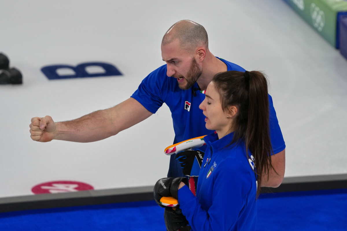 Milan Cortina: mixed doubles curling, Italy beats Estonia 7-4 ...
